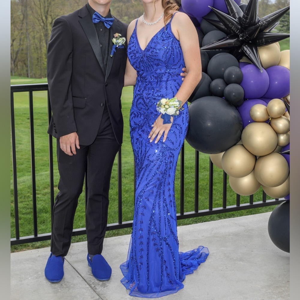 Royal Blue Primavera Prom Dress - Gem